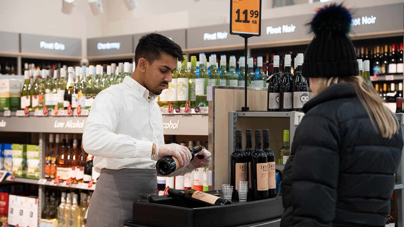 Product Sampling Taylor Made Wine